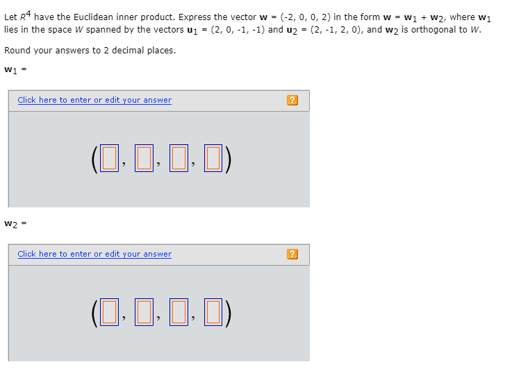 Solved Let R4 have the Euclidean inner product. Express the | Chegg.com
