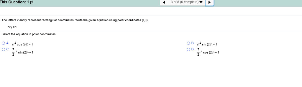 Solved The letters x and y represent rectangular | Chegg.com