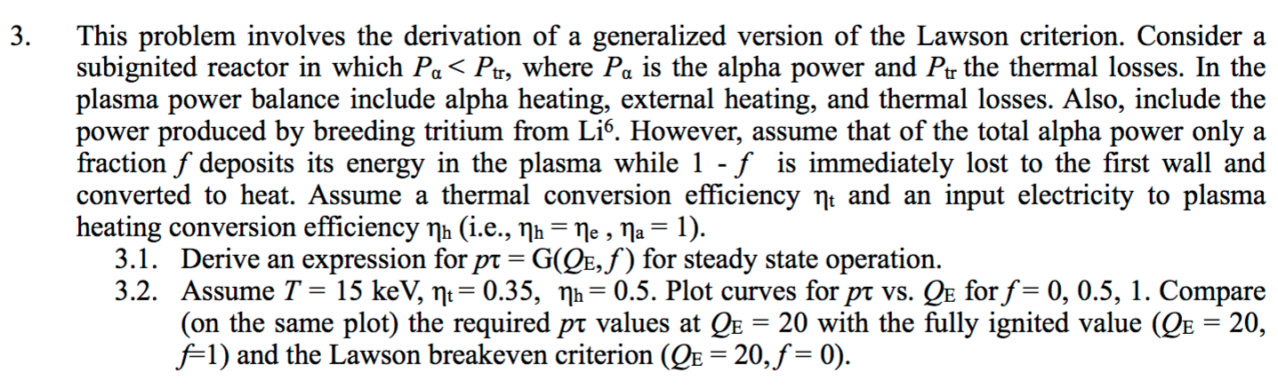 This problem involves the derivation of a generalized | Chegg.com