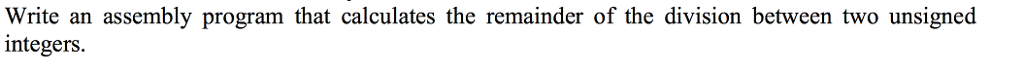 Solved Write An Assembly Program That Calculates The 