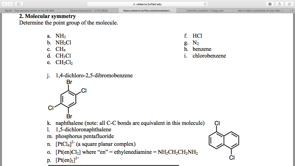 Solved ublearns buffalo.edu MyUB Your personal portal to the | Chegg.com