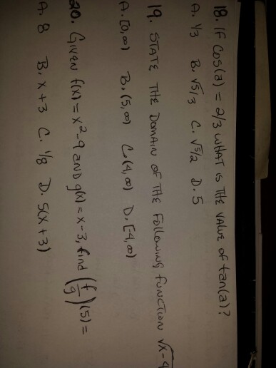 Solved 2. Find the inverse of F(X) = 3x -10/4 | Chegg.com