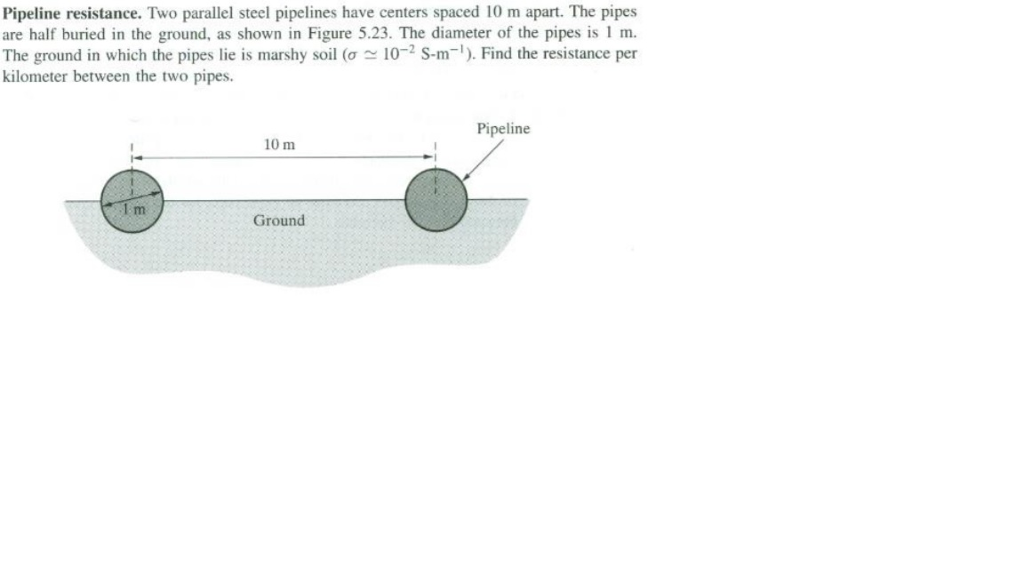 Solved Pipeline resistance. Two parallel steel pipelines | Chegg.com