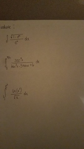 Solved Valuate: integral Squareroot 1 - e^2x/e^x dx | Chegg.com