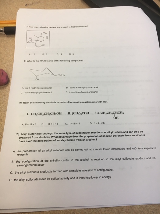 Solved What is the IUPAC name of the following compound? | Chegg.com