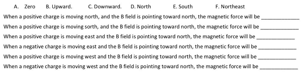 Solved Consider the magnetic force equation F= qvB, what is | Chegg.com