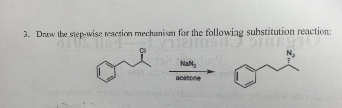 Solved Draw the step-wise reaction mechanism for the | Chegg.com