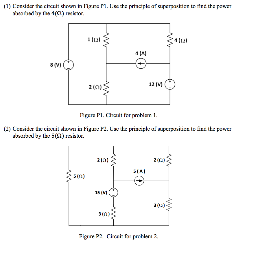 Solved Consider the circuit shown in Figure PI. Use the | Chegg.com