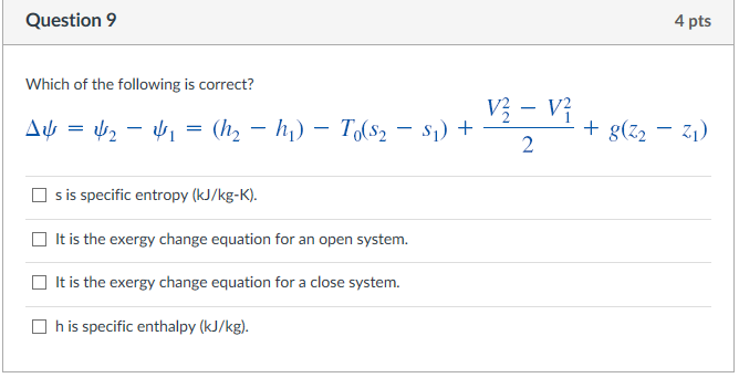Solved Which of the following is correct? Delta psi = psi_2 | Chegg.com