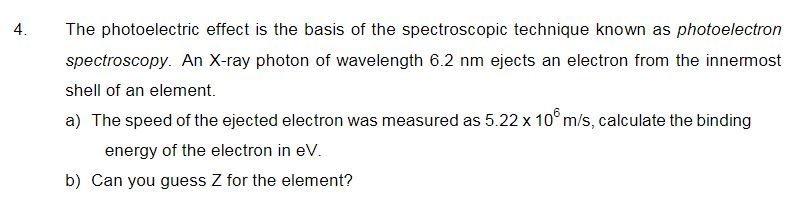 Solved The photoelectric effect is the basis of the | Chegg.com