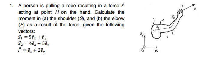 Solved A person is pulling a rope resulting in a force F | Chegg.com
