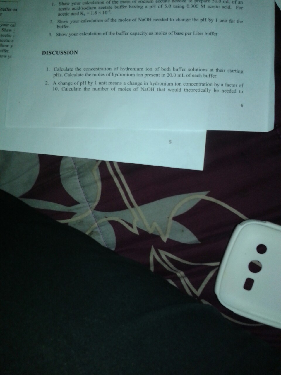 DATA AND CALCULATION Preparation and Base Buffer | Chegg.com