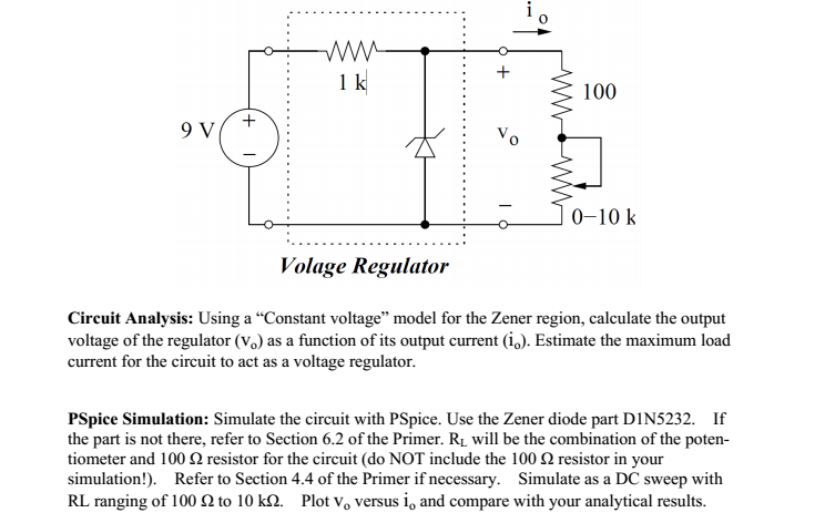 Solved Circuit Analysis: Using a Constant voltage model for | Chegg.com