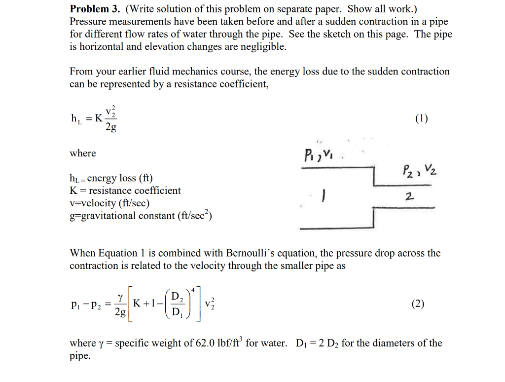 Solved Problem 3. (Write solution of this problem on | Chegg.com