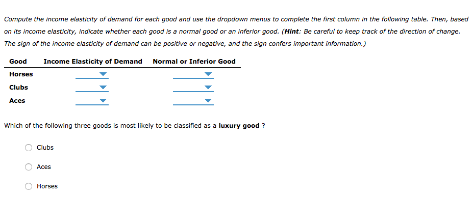 Solved 7. Using the income elasticity of demand to | Chegg.com Solved 7. Using the income elasticity of demand to | Chegg.com