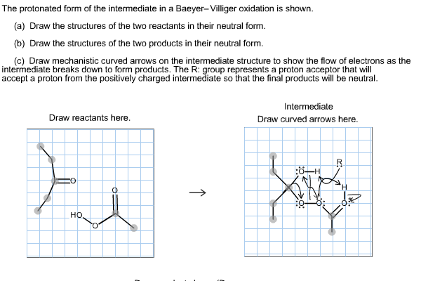 Solved The protonated form of the intermediate in a | Chegg.com