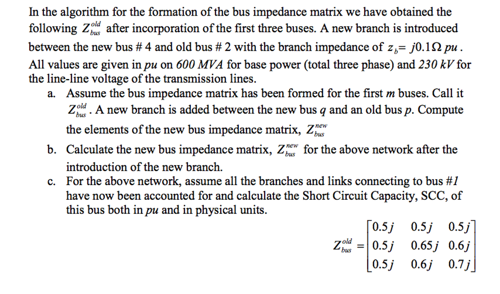 In the algorithm for the formation of the bus | Chegg.com In the algorithm for the formation of the bus | Chegg.com
