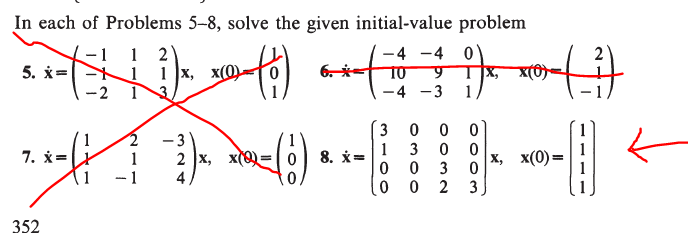 Solved Problem 8, Ordinary Differential Equations: Systems | Chegg.com