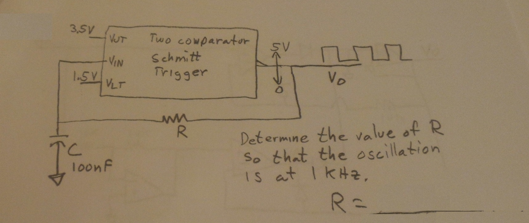 Solved Determine the value of R so that the oscillation is | Chegg.com