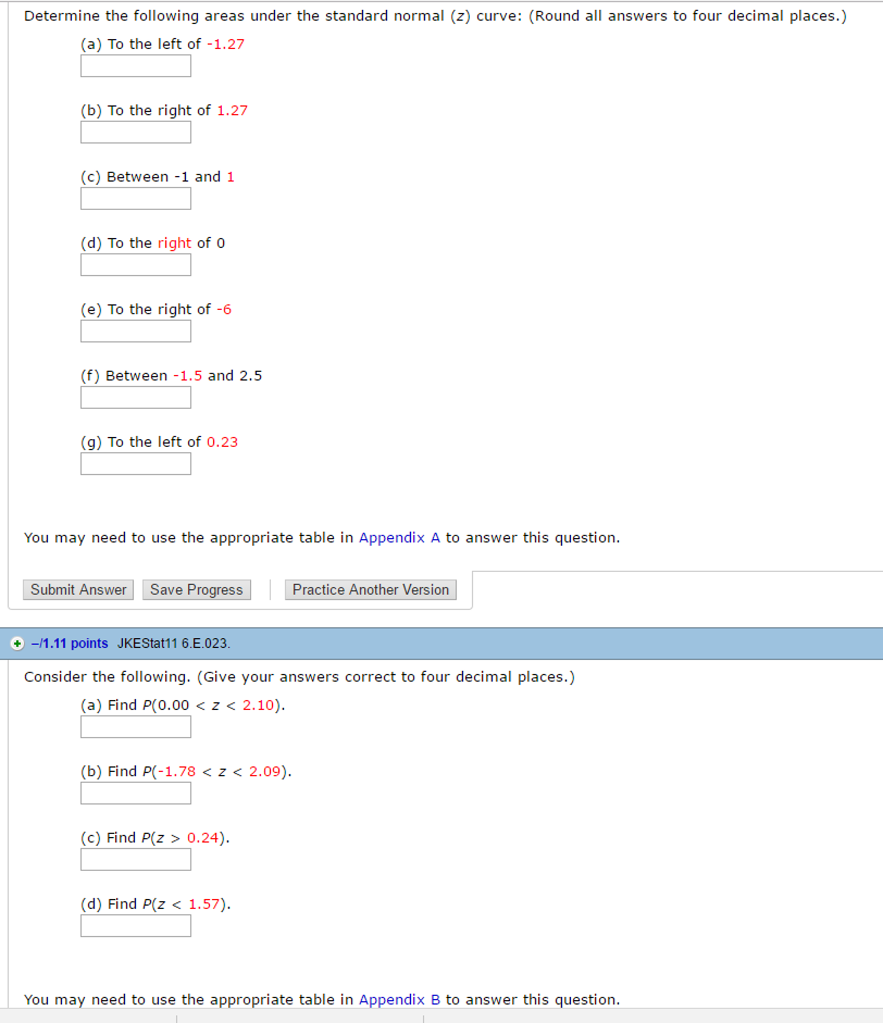 Solved Determine the following areas under the standard | Chegg.com