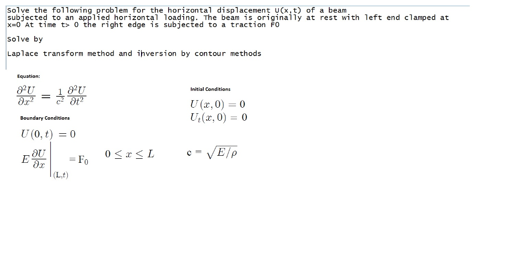 Solve the following problem for the horizontal | Chegg.com