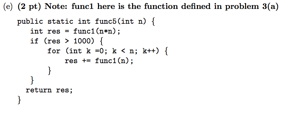 Solved Give Θ() running times for each of the following | Chegg.com