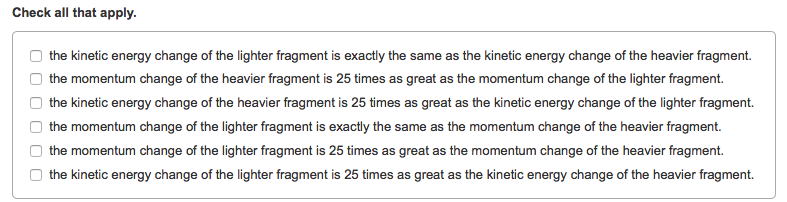 Solved A shell that is initially at rest explodes into two | Chegg.com
