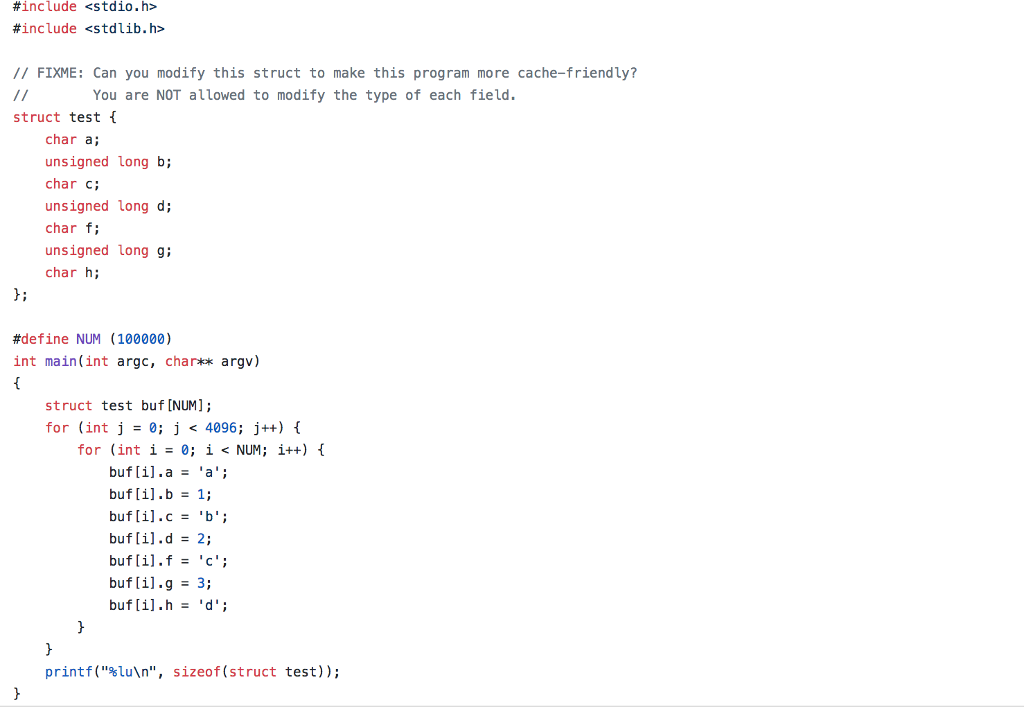 Solved #include #include // FIXME: Can you modify this | Chegg.com