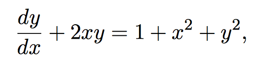 Solved The equation is called a Riccati equation. Suppose | Chegg.com
