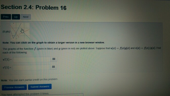Solved Section 2.4: Problem 16 Prev Up Up Next (8 pls) Note: | Chegg.com