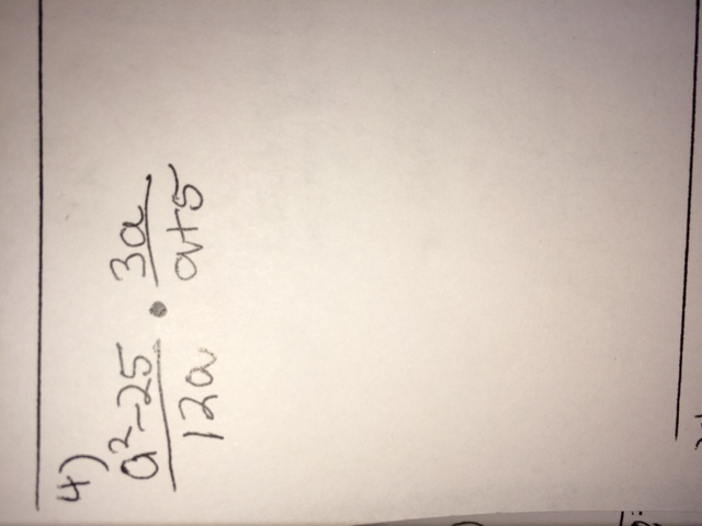 Solved 4) a^2-25/12a . 3a/a+5 | Chegg.com