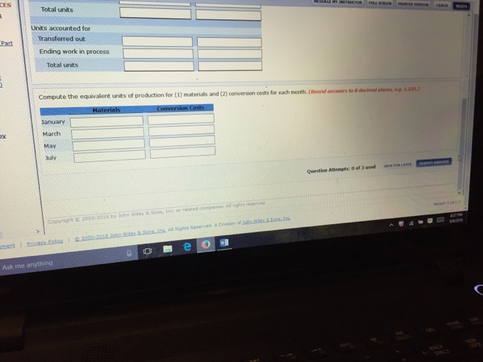 Solved Beginning Work in Process Ending Work in Process se | Chegg.com
