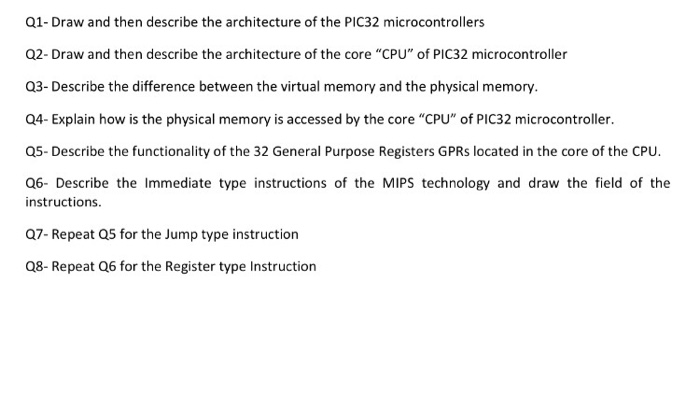 Solved Q1- Draw and then describe the architecture of the | Chegg.com