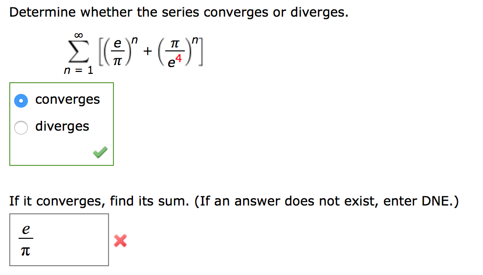 Solved Determine whether the series converges or diverges. | Chegg.com
