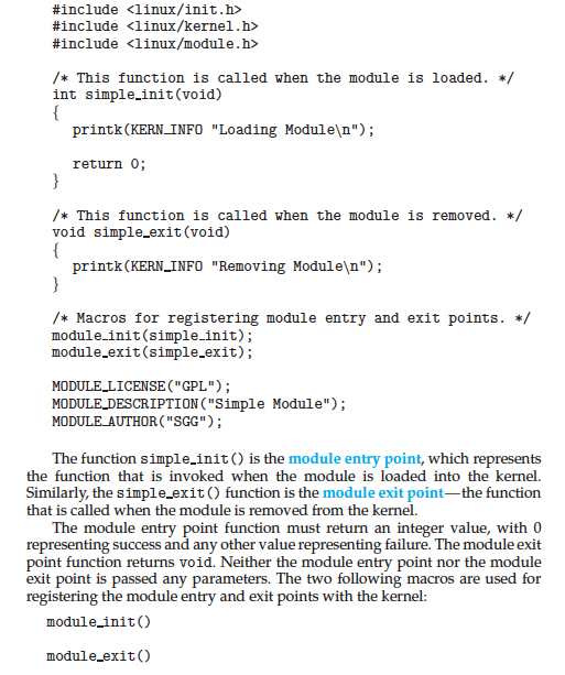 Solved Programming Projects Linux Kernel Modules In this | Chegg.com
