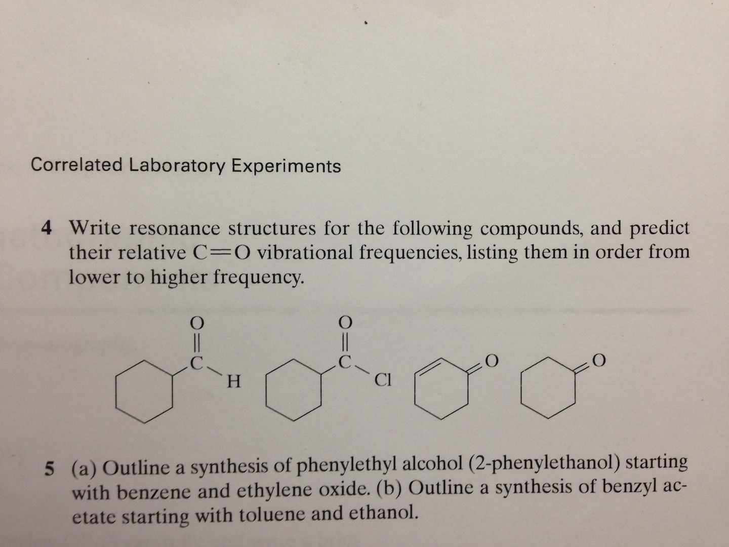 Solved Write resonance structures for the following | Chegg.com