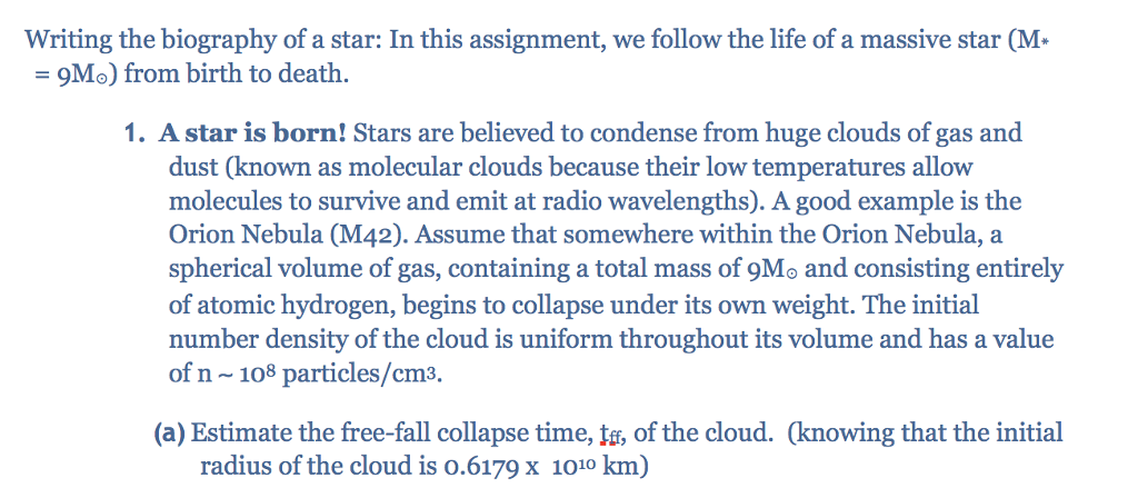 Solved Writing the biography of a star: In this assignment, | Chegg.com