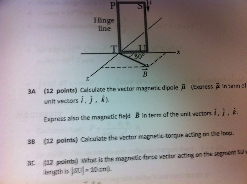 Solved calculate magnetic dipole, field and | Chegg.com