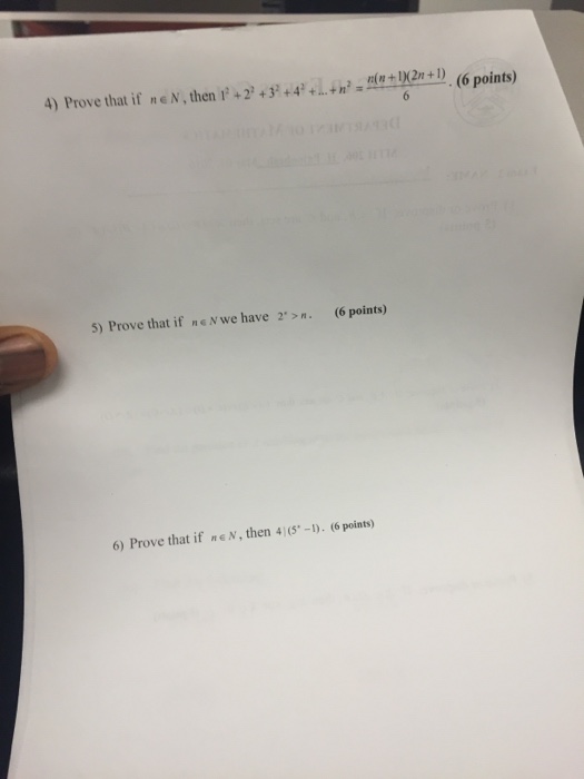 Solved Prove that if n epsilon N, then 1^2 + 2^2 + 3^2 + 4^2 | Chegg.com