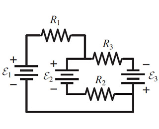 Solved In (Figure 1) , take E1 = 12.0 V, E2 = 6.00 V,E3 | Chegg.com