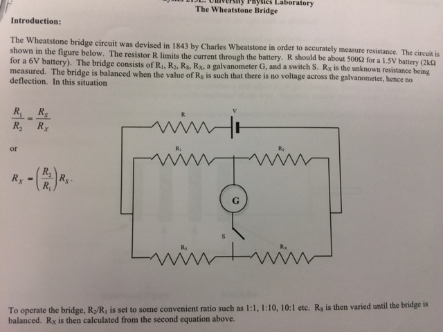 Solved Physics questions on Wheatstone Bridge? | Chegg.com