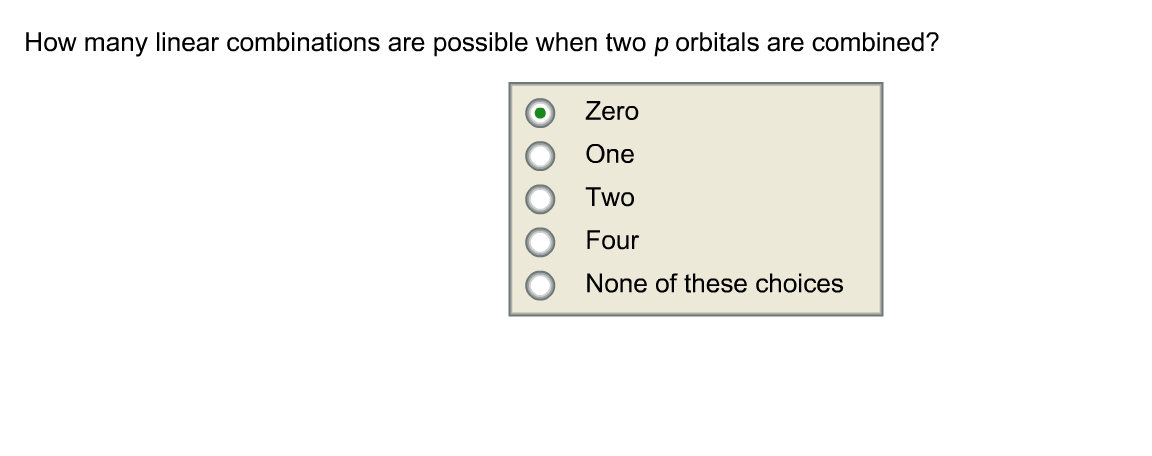 Solved How many linear combinations are possible when two p | Chegg.com
