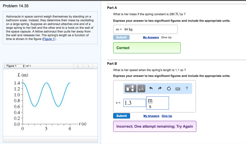 Solved Astronauts in space cannot weigh themselves by | Chegg.com