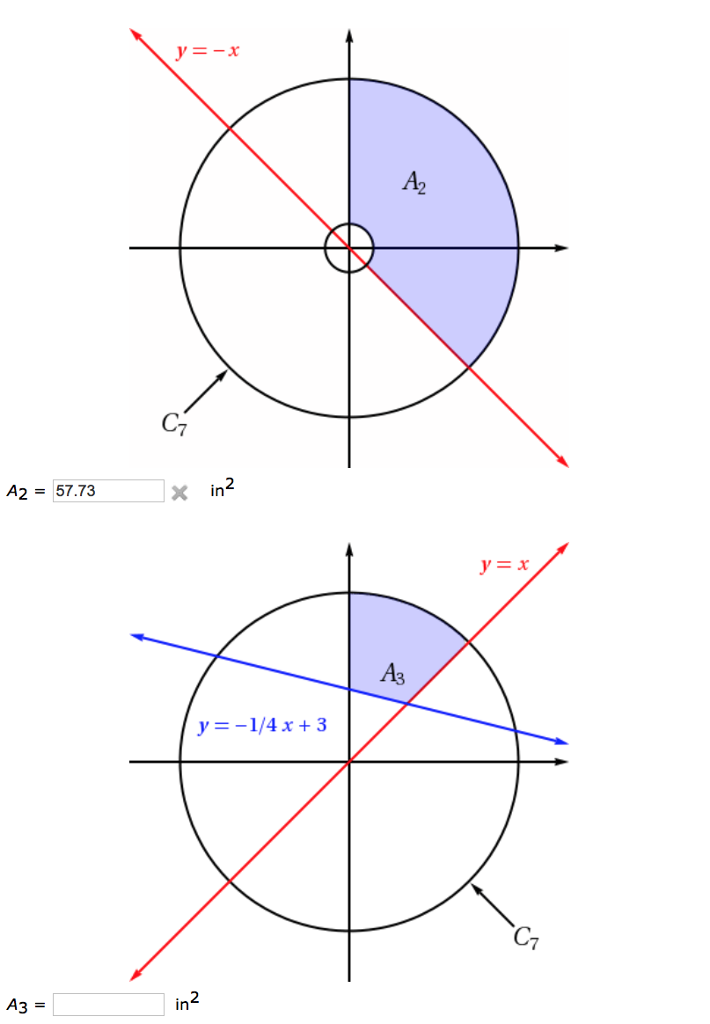 Solved Let C7 be the circle of radius 7 inches centered at | Chegg.com