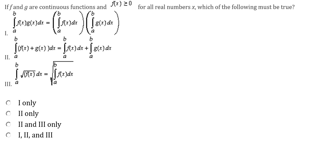 Solved If fand g are continuous functions and for all real | Chegg.com
