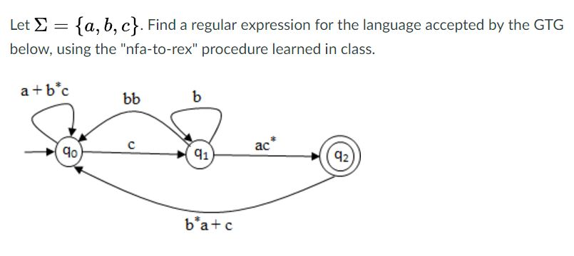 Solved Draw an nfa that accepts the language denoted by the | Chegg.com Solved Draw an nfa that accepts the language denoted by the | Chegg.com