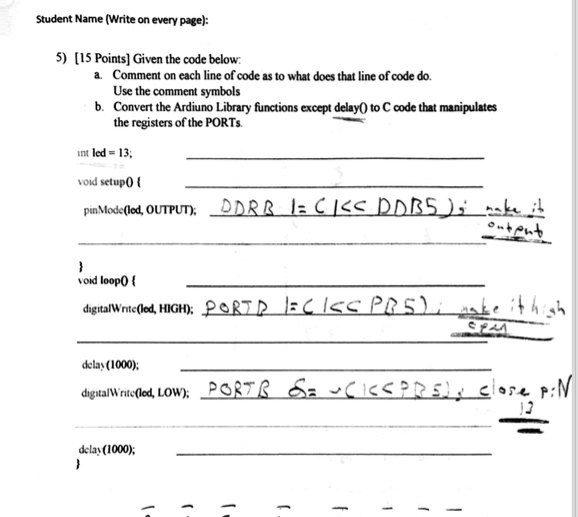 Solved Given the code below Comment on each line of code as | Chegg.com