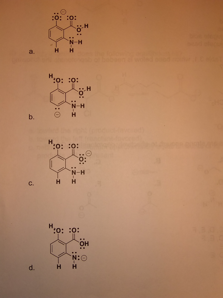 Solved 4. Using pKa values given, what is the product of the | Chegg.com