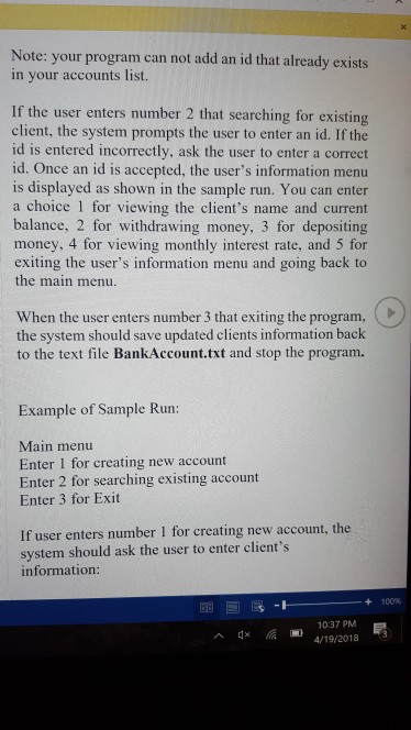 Solved Part 1 Design A Class Named Account That Contains