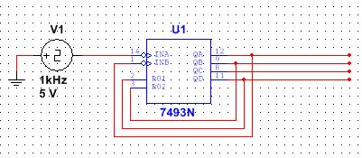 Figure 21-7 shows a 7493A counter configured with a | Chegg.com